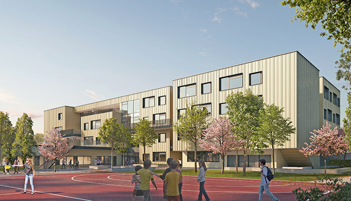News: Leyrer + Graf errichtet neues Schulzentrum in Oberlaa | Leyrer+Graf