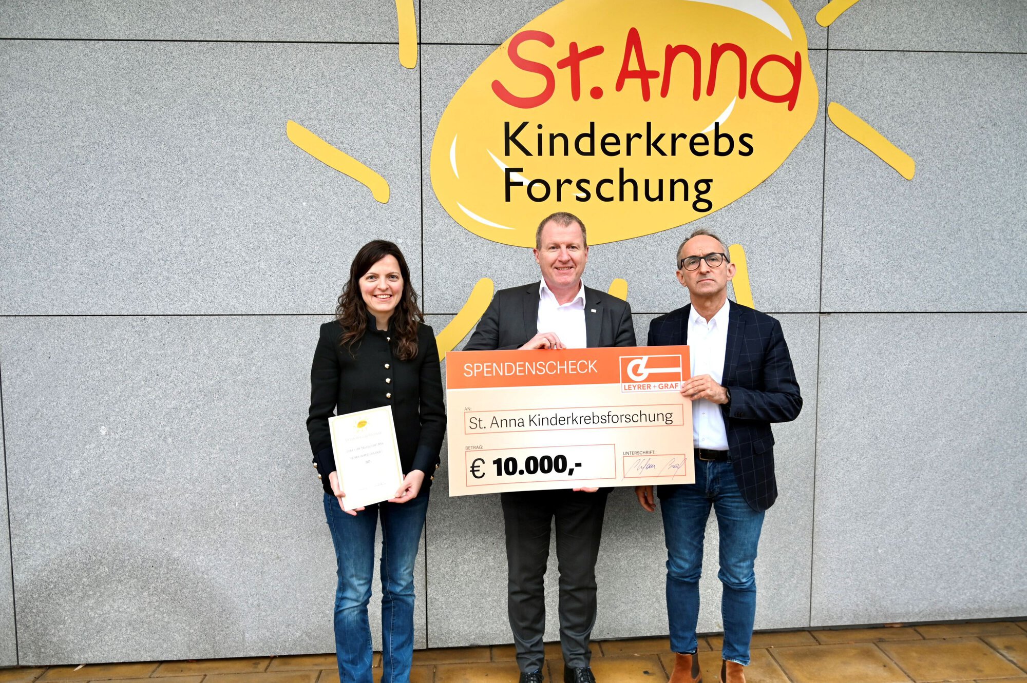 News: Leyrer + Graf unterstützt St. Anna Kinderkrebsforschung mit ...