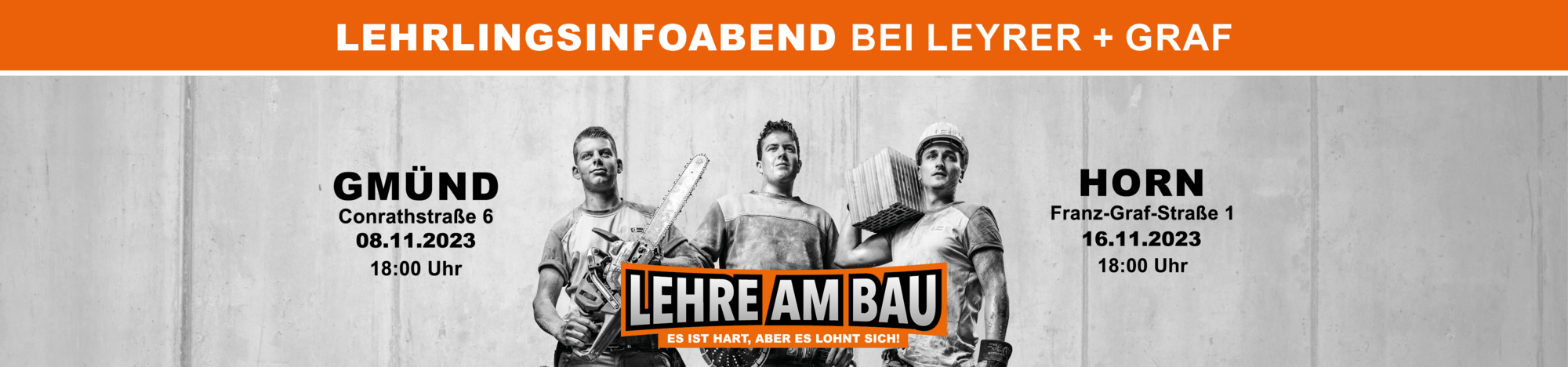 News: Leyrer + Graf Lehrlingsinfoabend | Leyrer+Graf